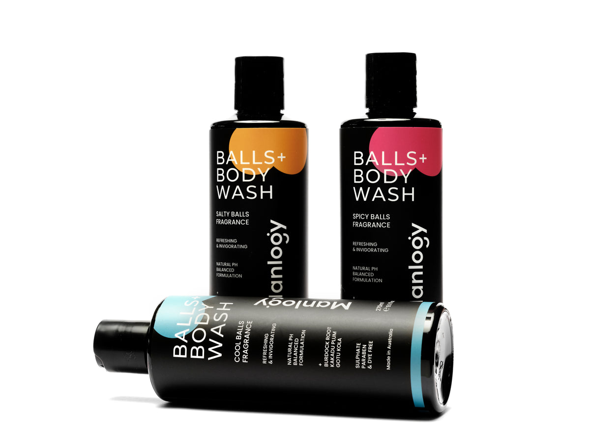 Balls+Body Wash | Hygiene Wash for Men | pH Balanced Formula – Manlogy