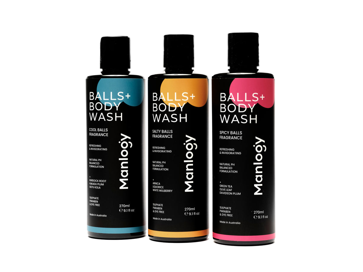 Balls+Body Wash | Hygiene Wash for Men | pH Balanced Formula – Manlogy